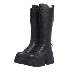 Buffalo Stiefel & Boots - Gospher Lace Up Hi - Gr. 42 (EU) - in Schwarz - f&uuml;r Damen