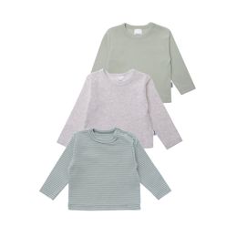 Liliput Langarmshirts Jungen Gr&ouml;&szlig;e 86/92 grau / gr&uuml;n / gr&uuml;nmeliert