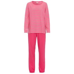 Cellbes Of Sweden Pyjama Damen Gr&ouml;&szlig;e XS/S pink / wei&szlig; Winterkleid
