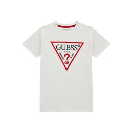 Guess Shirt Jungen Gr&ouml;&szlig;e 128 rot / schwarz / wei&szlig;