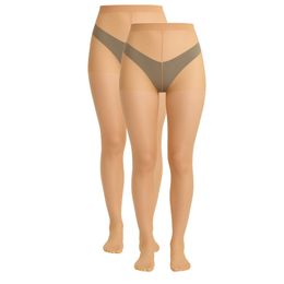 C&city Feinstrumpfhose Damen Gr&ouml;&szlig;e S/M beige
