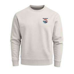 Neverless Sweatshirt 'Japan Wave' Herren Gr&ouml;&szlig;e 5XL beige