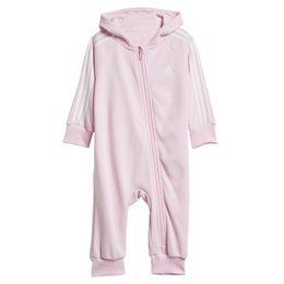 adidas Performance Trainingsanzug 'Essentials' Jungen Gr&ouml;&szlig;e 98 rosa / wei&szlig;