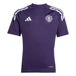 adidas Performance Funktionsshirt 'Manchester United Tiro 25 Competition' Jungen Gr&ouml;&szlig;e 176 brombeer / wei&szlig;
