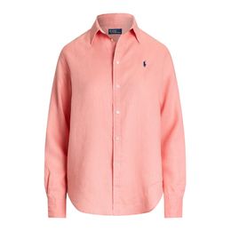 Polo Ralph Lauren Bluse 'Classic' Damen Gr&ouml;&szlig;e L marine / rosa
