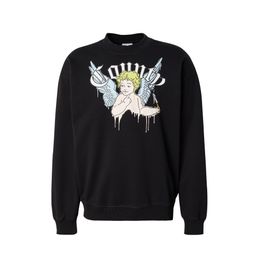 Marcelo Burlon Sweatshirt Herren Gr&ouml;&szlig;e S hellblau / schwarz / wei&szlig;