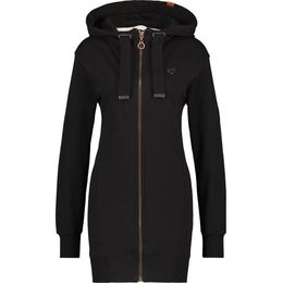 alife and kickin Alife & Kickin Sweatjacke 'JasinaAK' Damen Gr&ouml;&szlig;e XS braun / schwarz