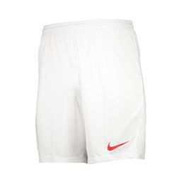 Nike Sportshorts 'Park III' Jungen Gr&ouml;&szlig;e 140 orangerot / wei&szlig;