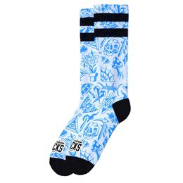 American Socks Socken 'Freaked' Herren Gr&ouml;&szlig;e 41/46 blau