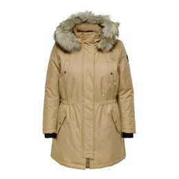 Only Carmakoma Parka 'Irena' Damen Gr&ouml;&szlig;e 4XL Gro&szlig;e Gr&ouml;&szlig;en hellbraun Winterjacke