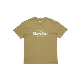 Quiksilver T-Shirt 'Shape All Day' Herren Gr&ouml;&szlig;e S oliv / wei&szlig;
