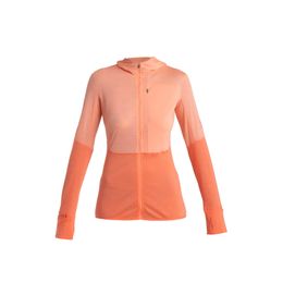 Icebreaker Funktionsfleecejacke 'Realfleece Descender' Damen Gr&ouml;&szlig;e L orange / hellorange