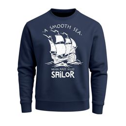 Neverless Sweatshirt 'Smooth Sea' Herren Gr&ouml;&szlig;e 5XL navy
