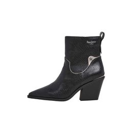 Pepe Jeans Ankle Boots ' GINA SNAKE W ' Damen Gr&ouml;&szlig;e 41 schwarz Winterschuhe