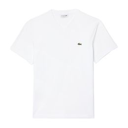 Lacoste Shirt ' V-Neck Tee ' Herren Gr&ouml;&szlig;e M wei&szlig;