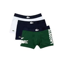 Lacoste Boxershorts Herren Gr&ouml;&szlig;e S nachtblau / dunkelgr&uuml;n / wei&szlig;