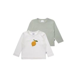 Liliput Langarmshirt 'Zitrone' Jungen Gr&ouml;&szlig;e 86/92 gr&uuml;n / wei&szlig;