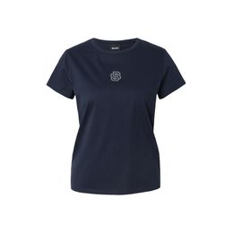 BOSS T-Shirt 'Eventsa7' Damen Gr&ouml;&szlig;e L dunkelblau / transparent