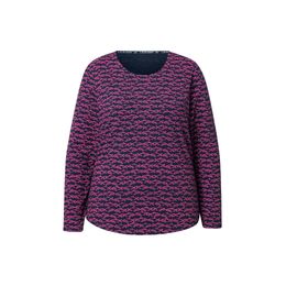 Lauras&oslash;n Shirt Damen Gr&ouml;&szlig;e L navy / pink