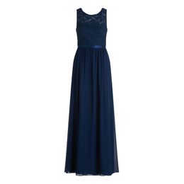 Vera Mont Cocktailkleid mit Spitze Damen Gr&ouml;&szlig;e 42 dunkelblau Winterkleid