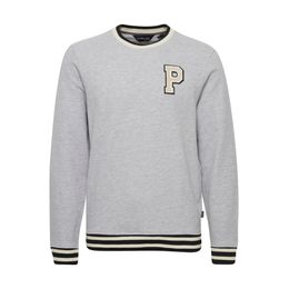11 Project Sweatshirt Herren Gr&ouml;&szlig;e XXL graumeliert / schwarz / naturwei&szlig;