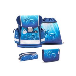 Belmil Schulranzen Set Classy Ergonomisch Set Jungen Gr&ouml;&szlig;e One Size hellblau