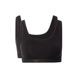 Schiesser Bustier '95/5 Organic Cotton' Damen Gr&ouml;&szlig;e 80 schwarz