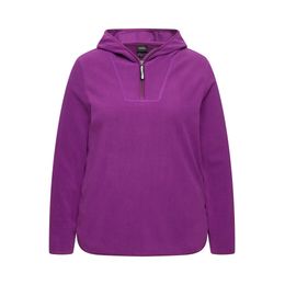 Ulla Popken Sweatshirt Damen Gr&ouml;&szlig;e 4XL/5XL aubergine