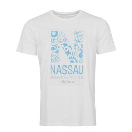 Nassau Beach Club Shirt ' NB22014 ' Herren Gr&ouml;&szlig;e XL blau / wei&szlig;