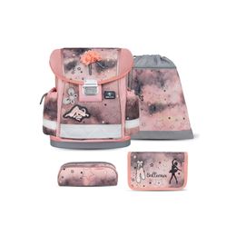 Belmil Schulranzen Set Classy Ergonomisch Set Jungen Gr&ouml;&szlig;e One Size apricot