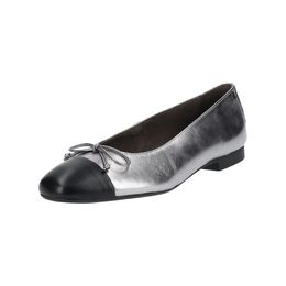 Paul Green Ballerina Damen Gr&ouml;&szlig;e 37.5 schwarz / silber