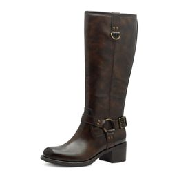 Marco Tozzi Stiefel Damen Gr&ouml;&szlig;e 41 braun / gold Winterschuhe