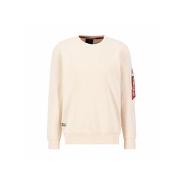 Alpha Industries Sweatshirt 'USN Blood Chit' Herren Gr&ouml;&szlig;e XXXL naturwei&szlig;