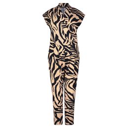 Betty Barclay Jumpsuit Damen Gr&ouml;&szlig;e 4XL beige / schwarz