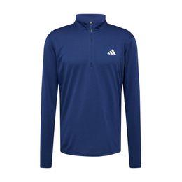 adidas Performance Funktionsshirt 'Essentials' Herren Gr&ouml;&szlig;e XXL dunkelblau / wei&szlig;