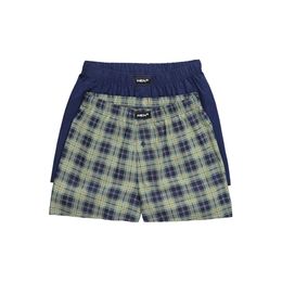 Men Plus Boxershorts Herren Gr&ouml;&szlig;e 6XL nachtblau / jade