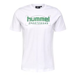 Hummel T-Shirt 'Harry' Herren Gr&ouml;&szlig;e S grasgr&uuml;n / schwarz / wei&szlig;