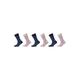 Camano Socken M&auml;dchen Gr&ouml;&szlig;e 31/34.5 blau / gelb / grau / pink