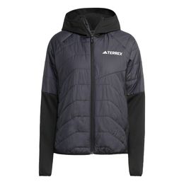 adidas terrex Outdoorjacke 'Multi CLIMAWARM Insulated Hybrid Hooded' Damen Gr&ouml;&szlig;e M/L schwarz / wei&szlig;