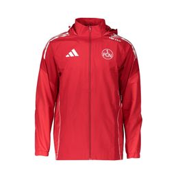 adidas Performance Sportjacke 'FC N&uuml;rnberg' Herren Gr&ouml;&szlig;e M rot / wei&szlig;