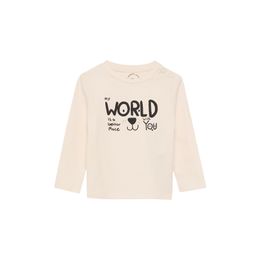 s.Oliver T-Shirt Jungen Gr&ouml;&szlig;e 86 beige / schwarz