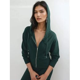 Busem Sweatjacke Damen Gr&ouml;&szlig;e L tanne