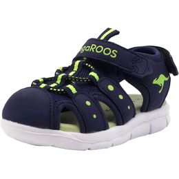 Kangaroos Sandale M&auml;dchen Gr&ouml;&szlig;e 21 marine / limette