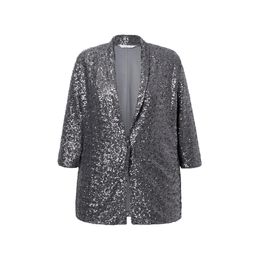 MIAMODA Blazer Damen Gr&ouml;&szlig;e 42 silber