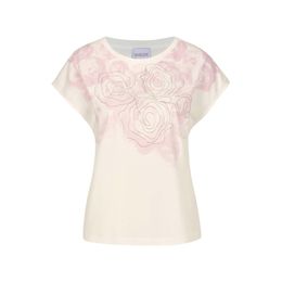 Madeleine Mode Madeleine T-Shirt Damen Gr&ouml;&szlig;e L rosa / wollwei&szlig;