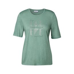 Cecil T-Shirt Damen Gr&ouml;&szlig;e L gr&uuml;n / silber