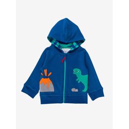 Toby tiger Sweatjacke 'Dinsaurier' Jungen Gr&ouml;&szlig;e 86 blau