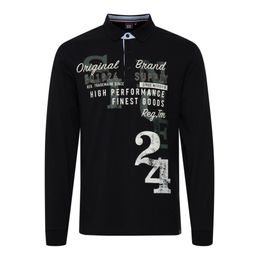 FQ1924 Shirt 'RAGNVALD' Herren Gr&ouml;&szlig;e L schwarz / wei&szlig;