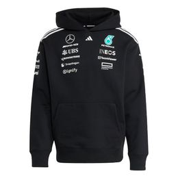 adidas Performance Sportsweatshirt 'Mercedes - AMG Petronas Formula One Team' Herren Gr&ouml;&szlig;e L t&uuml;rkis / schwarz / wei&szlig;