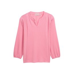 Tom Tailor Women + Bluse Damen Gr&ouml;&szlig;e XXXL hellpink / wei&szlig;